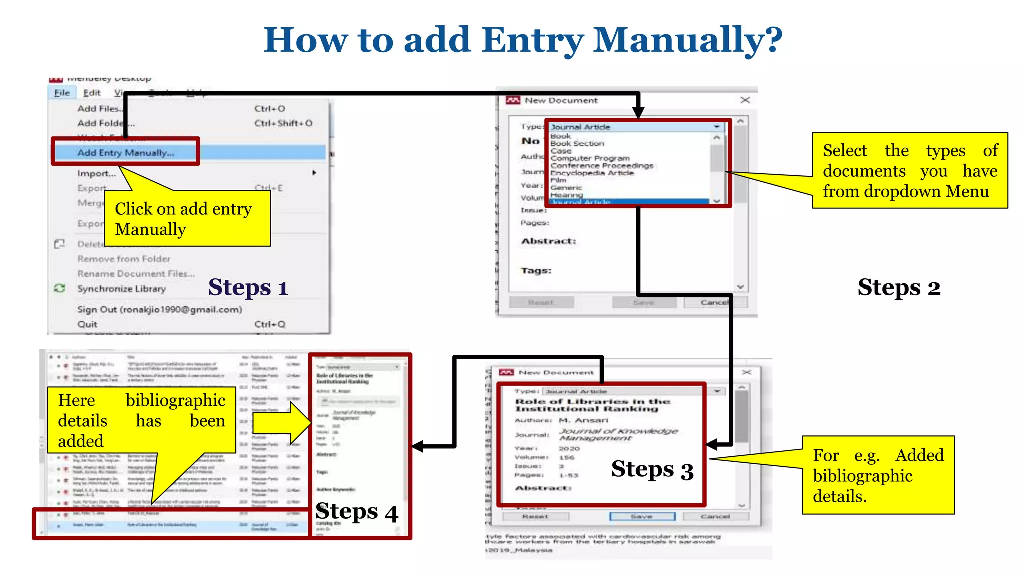 Mendeley tutorial | PPTX
