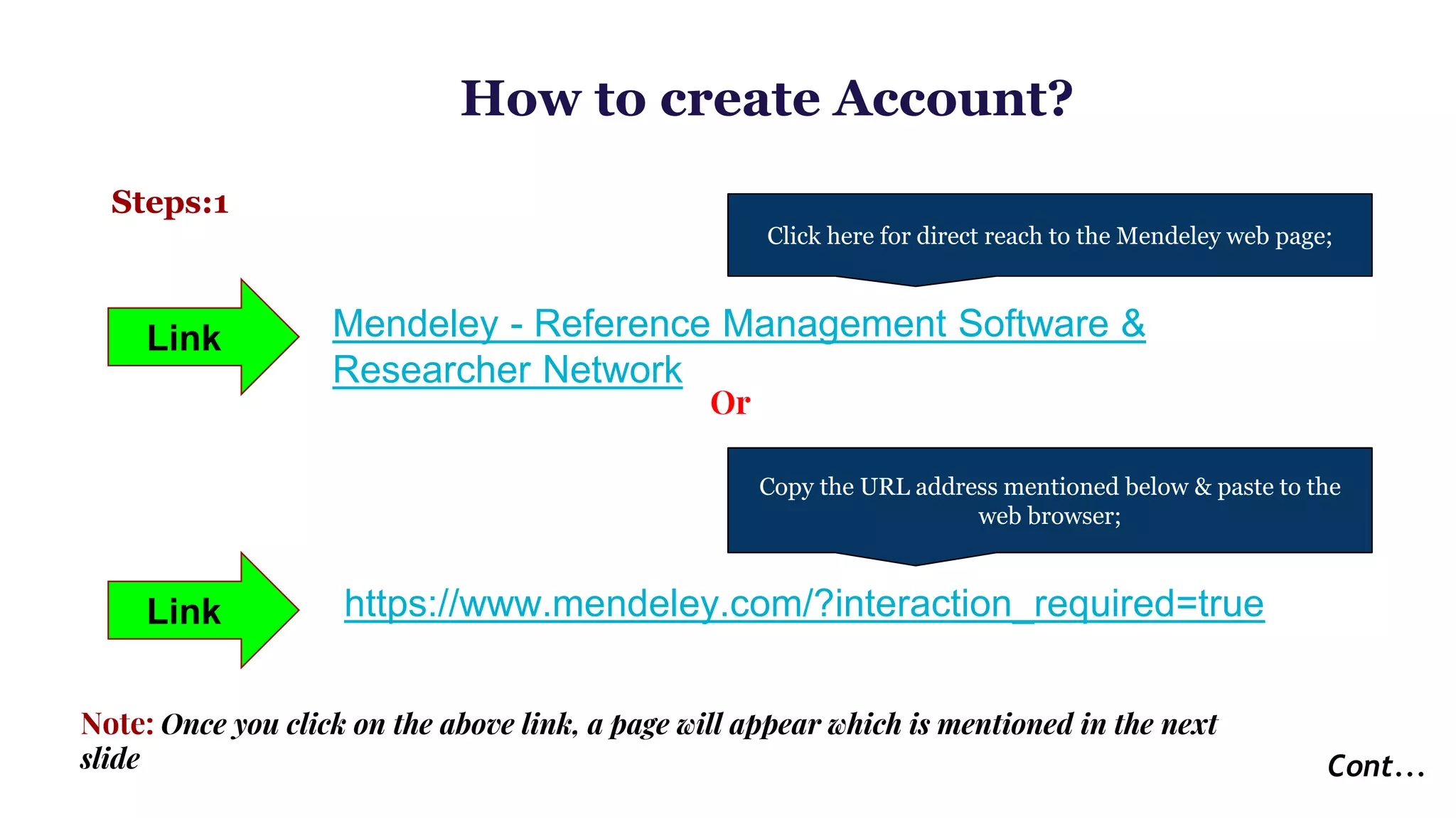 Mendeley tutorial | PPTX