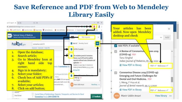 Mendeley tutorial | PPTX | Desktop Publishing | Computer Software and ...