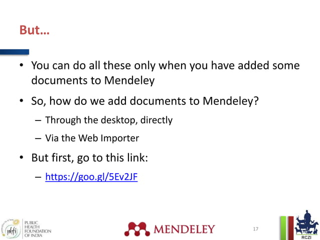Mendeley: A Step-by-Step Guide for Beginners | PPTX