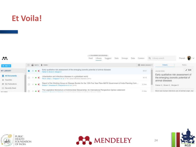 Mendeley: A Step-by-Step Guide for Beginners | PPTX