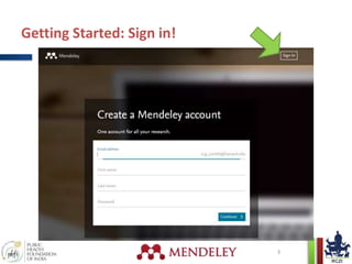 Mendeley: A Step-by-Step Guide for Beginners | PPTX