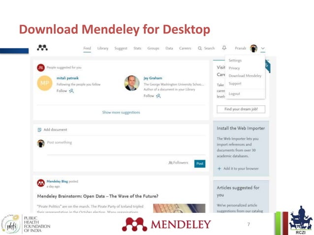 Mendeley: A Step-by-Step Guide for Beginners | PPTX