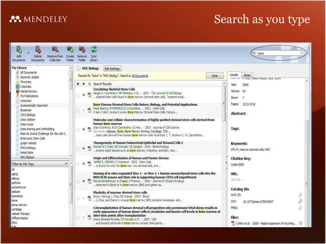 Mendeley Workshop Presentation | PDF | Desktop Publishing | Computer ...