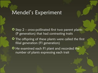 Mendel & Heredity | PPT
