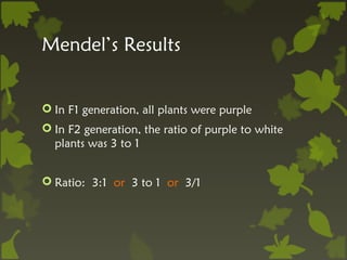 Mendel & Heredity | PPT