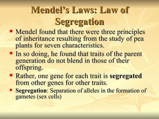 Mendelian Genetics | PPT
