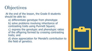Mendelian-Genetics(Science grade 9).pptx