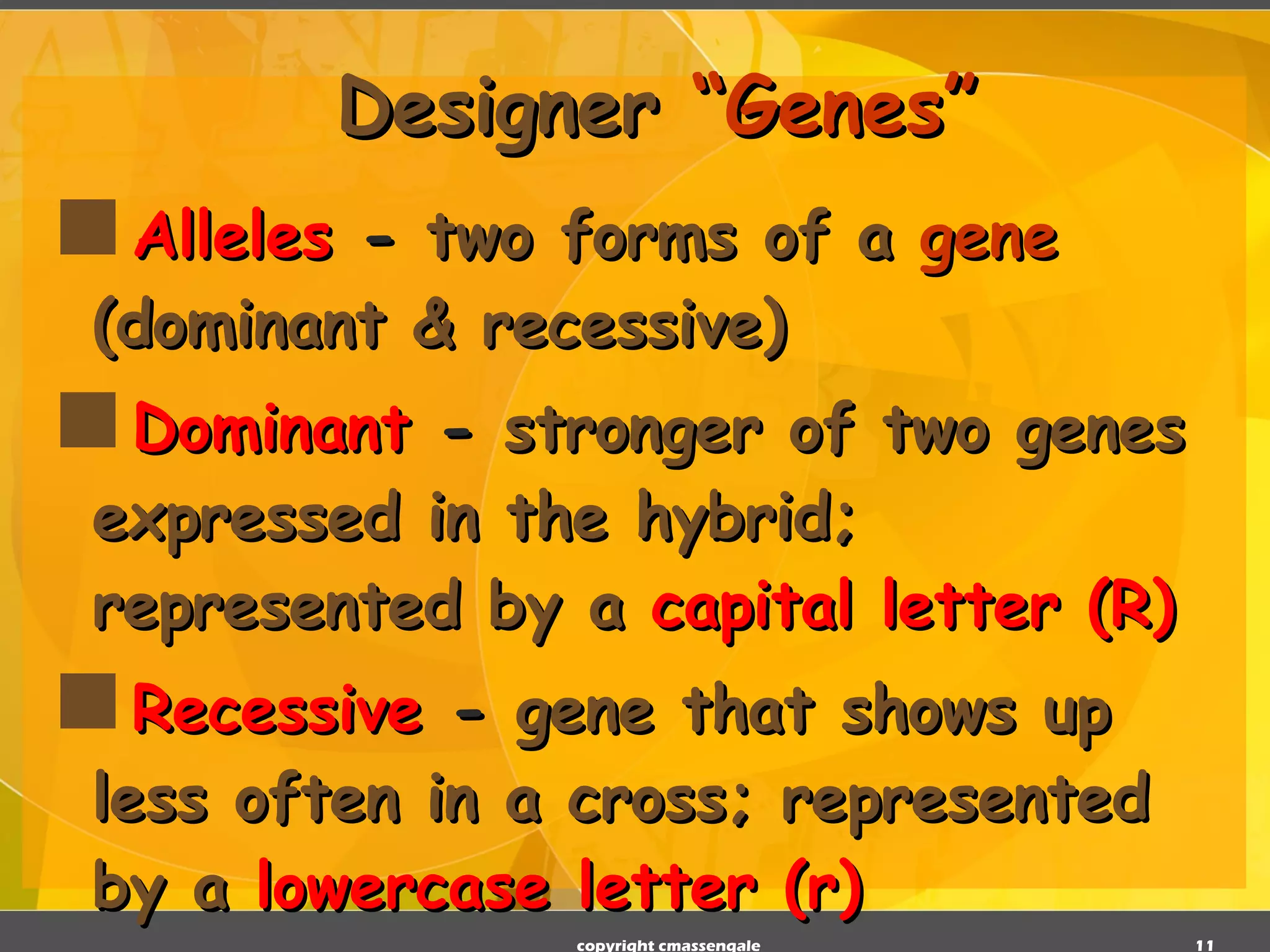 Mendelian genetics | PPT