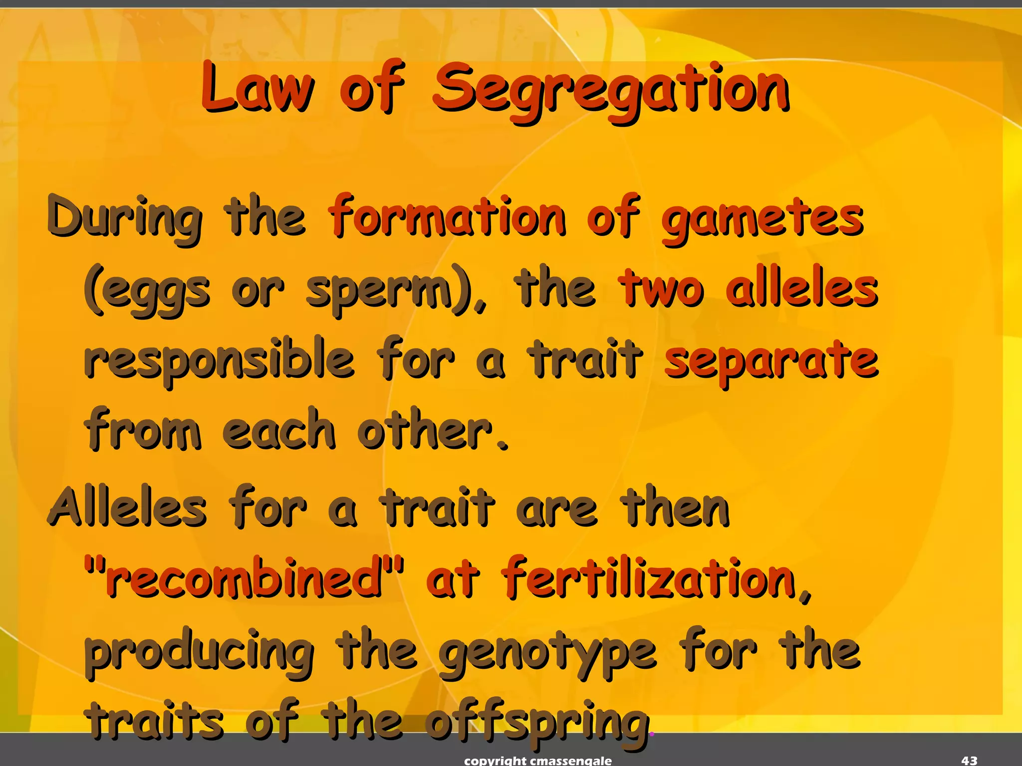 Mendelian genetics | PPT