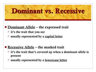 Mendelian genetics | PPT