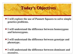 Mendelian genetics | PPT