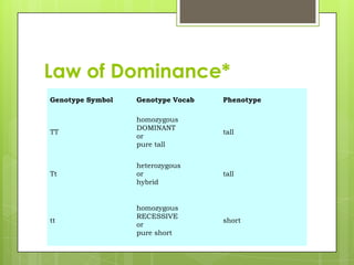 Mendelian genetics | PPT