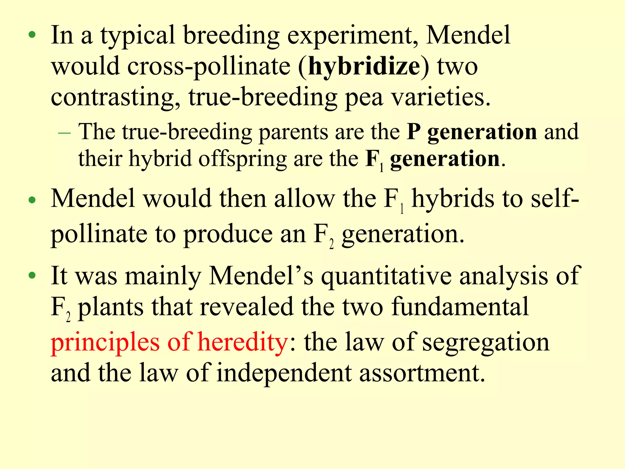 Mendelian genetics | PPT