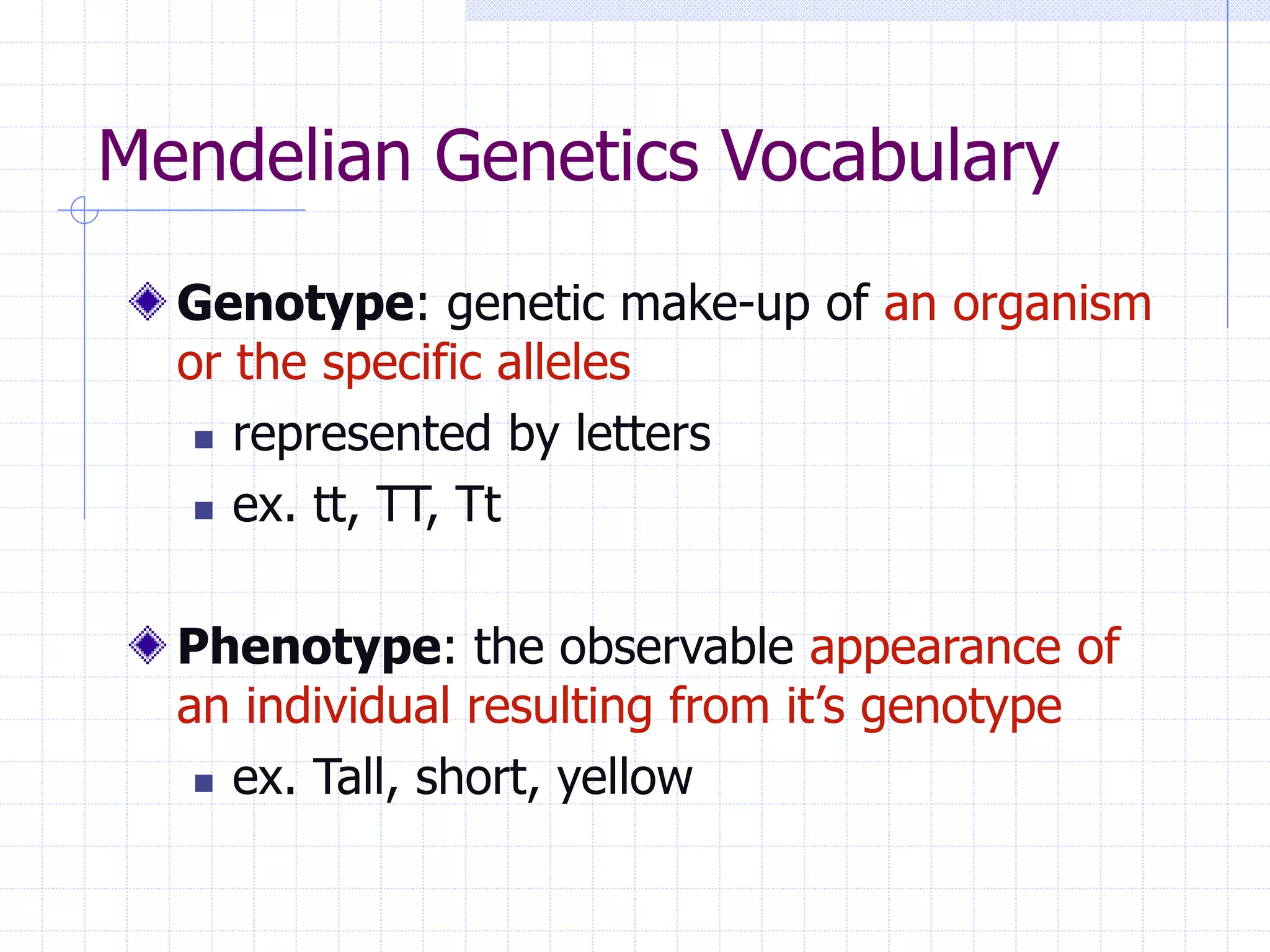 Mendelian genetics | PPT