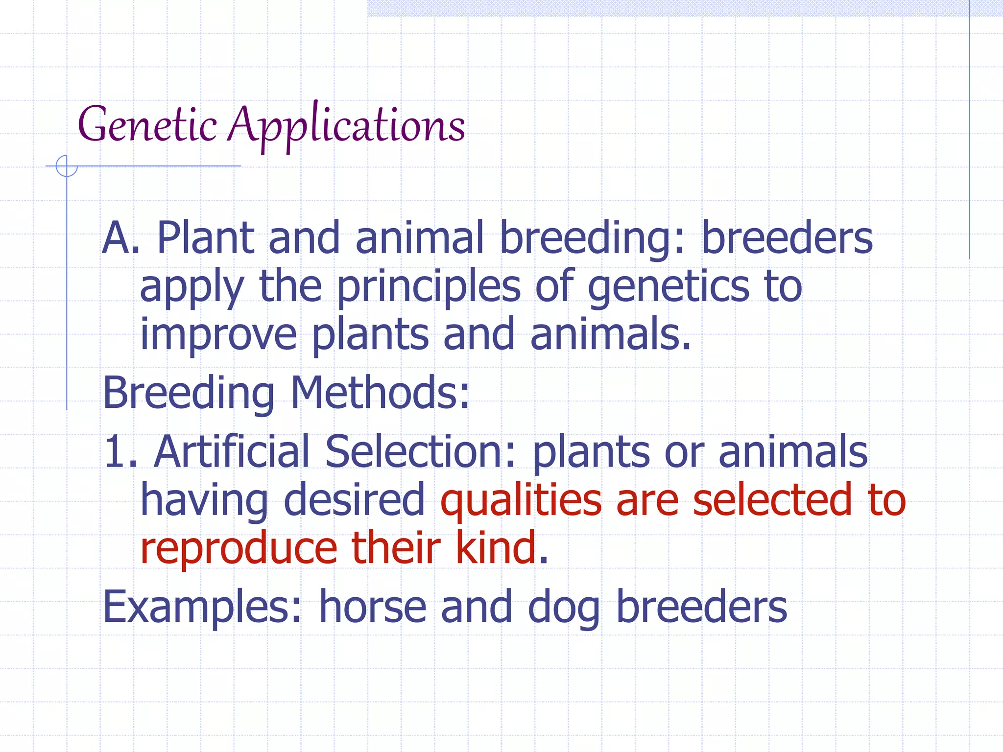 Mendelian genetics | PPT