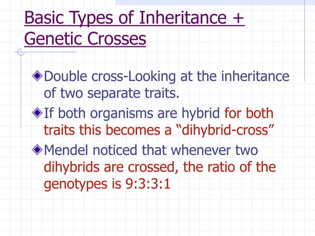 Mendelian genetics | PPT