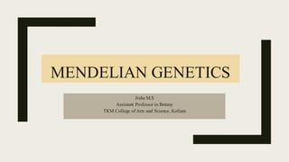 Mendelian genetics | PPT