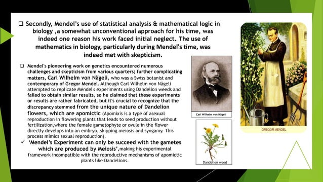 MENDELIAN GENETICS: Unveiling the Principles of Inheritance | PPT