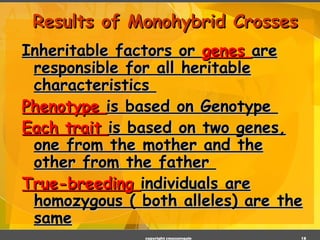 Mendelian genetics ppt | PPT
