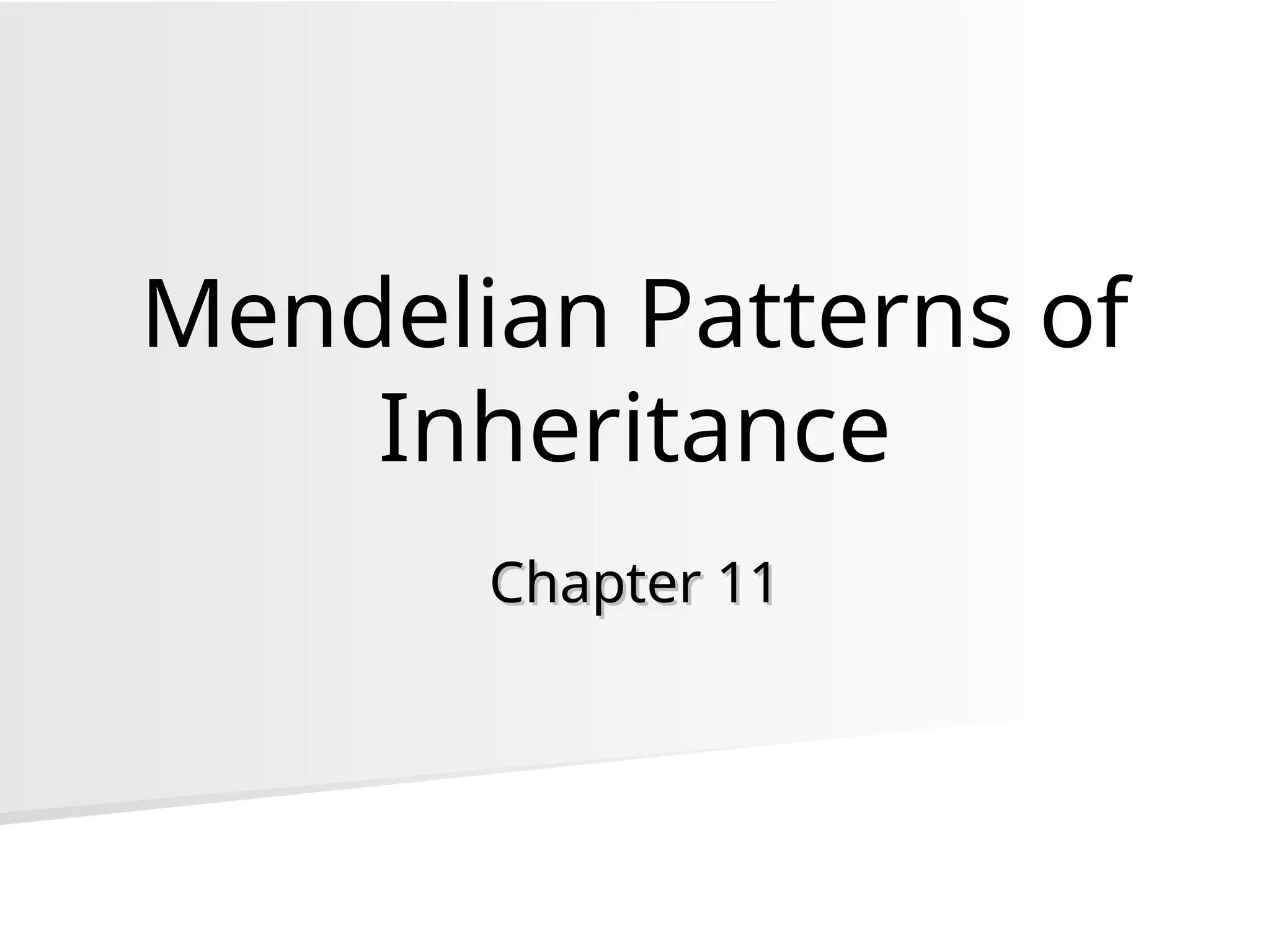 Mendel Law of Inheritance PowerPoint presentation | PPT