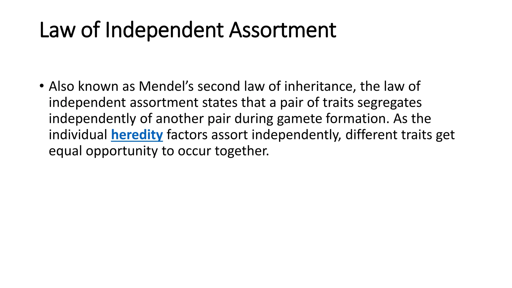 Mendels-law-of-inheritance.powerpoint presentation | PPTX