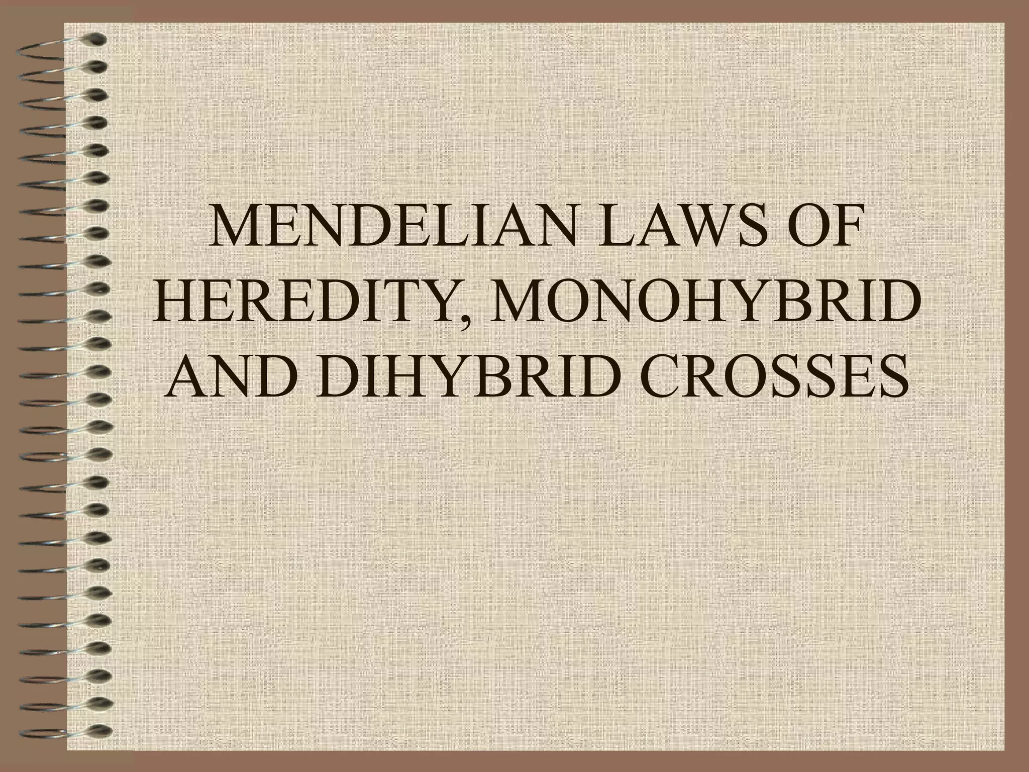 Mendels law | PPT