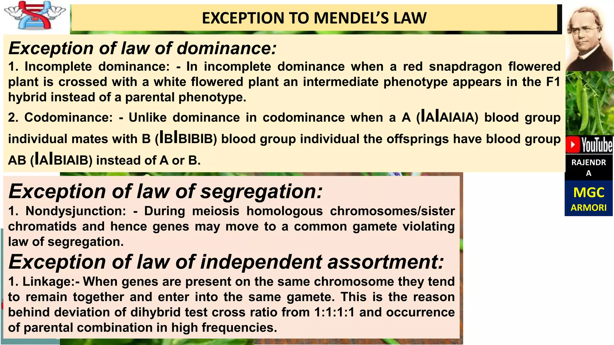 Mendel's law | PPTX