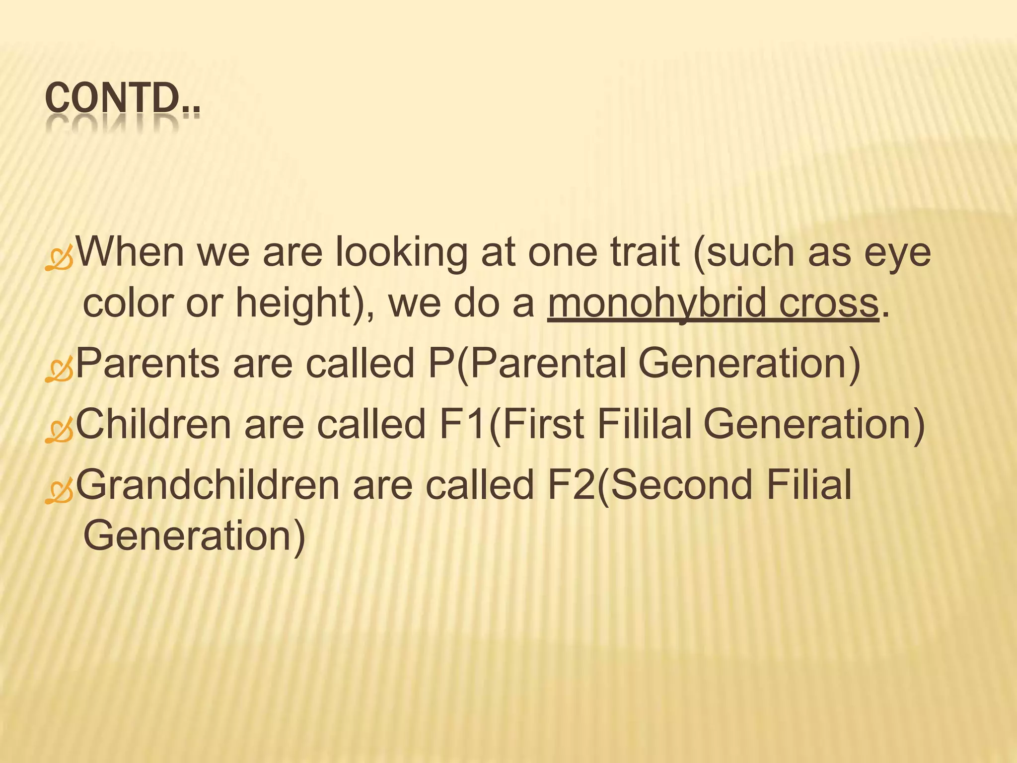 Mendels Laws of Inheritance | PPTX