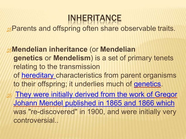 Mendels Laws of Inheritance | PPTX | Gardening | Home & Garden
