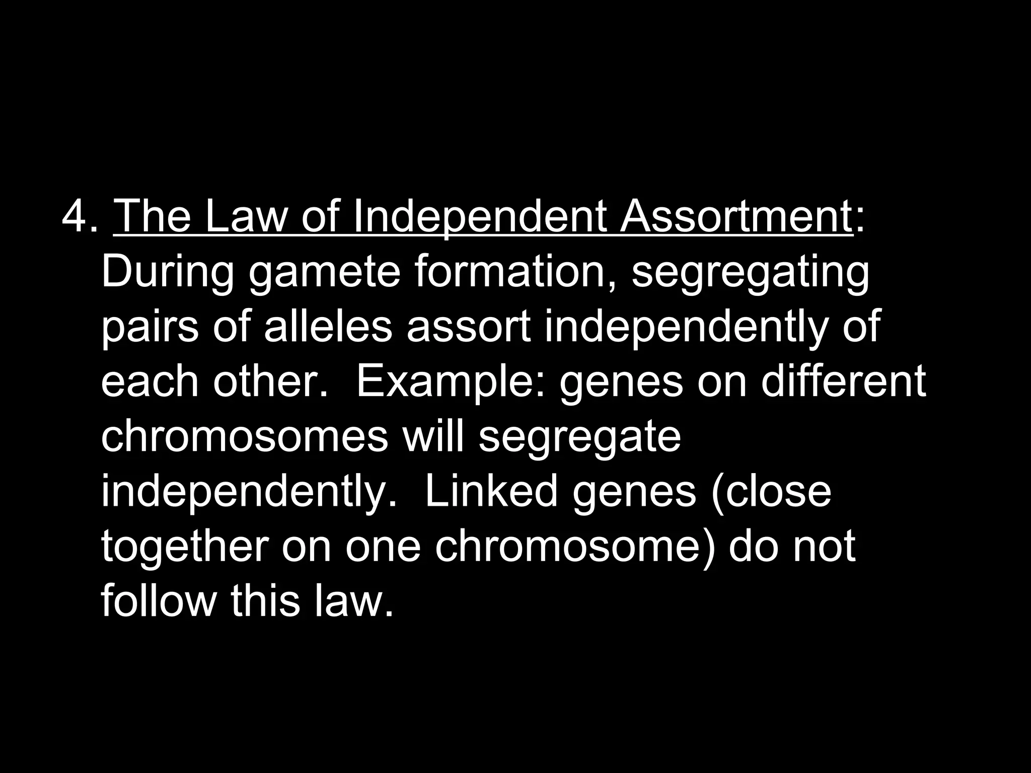 Mendel’s laws of inheritance | PPT