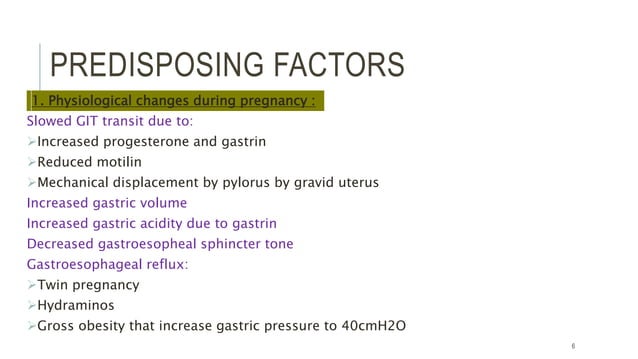 Mendelson syndrome,Amniotic fluid embolism,HELLP syndrome | PPTX | Lung ...