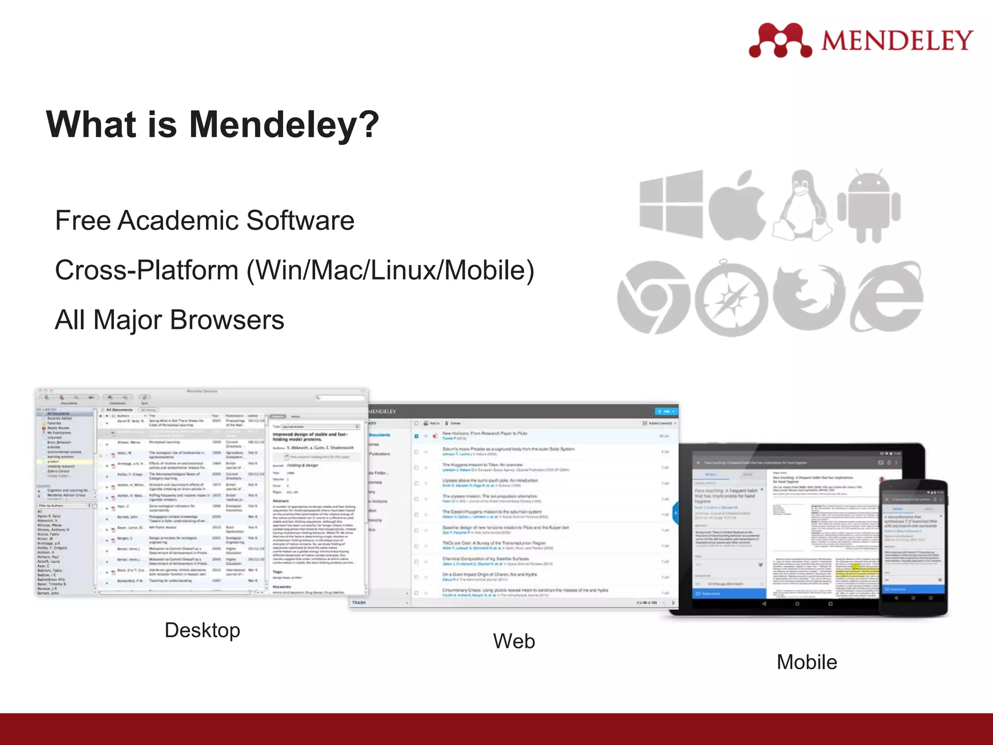 Mendeley Desktop Reference Manager | PDF