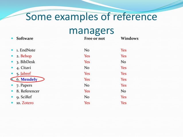 Mendeley Desktop Reference Manager | PDF
