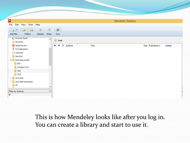 Mendeley Desktop Reference Manager | PDF