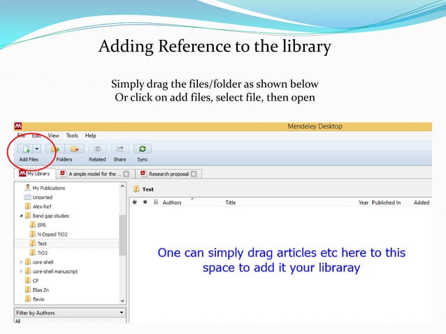 Mendeley Desktop Reference Manager | PDF