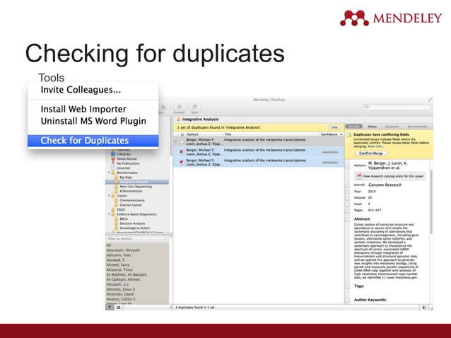 Mendeley Desktop Reference Manager | PDF