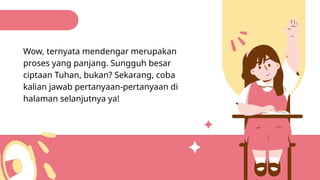 Mendengar Karena Bunyi IPAS Presentasi Pendidikan Merah Kuning Simple ...