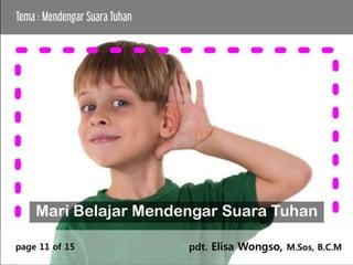 Mendengar suara tuhan | PPSX