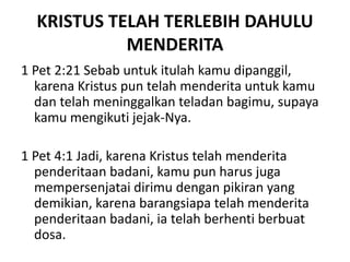 Menderita bagi kristus | PPTX