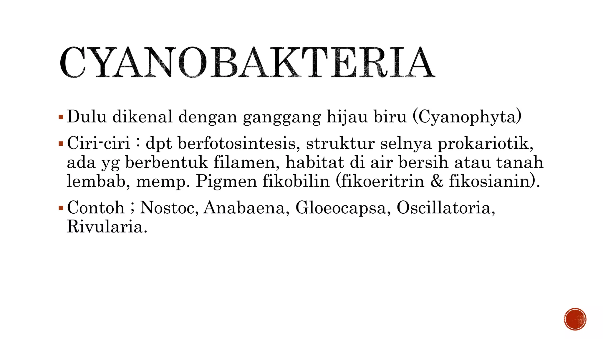 Mendeskribsikan ciri ciri archaebacteria dan eubacteria serta ...