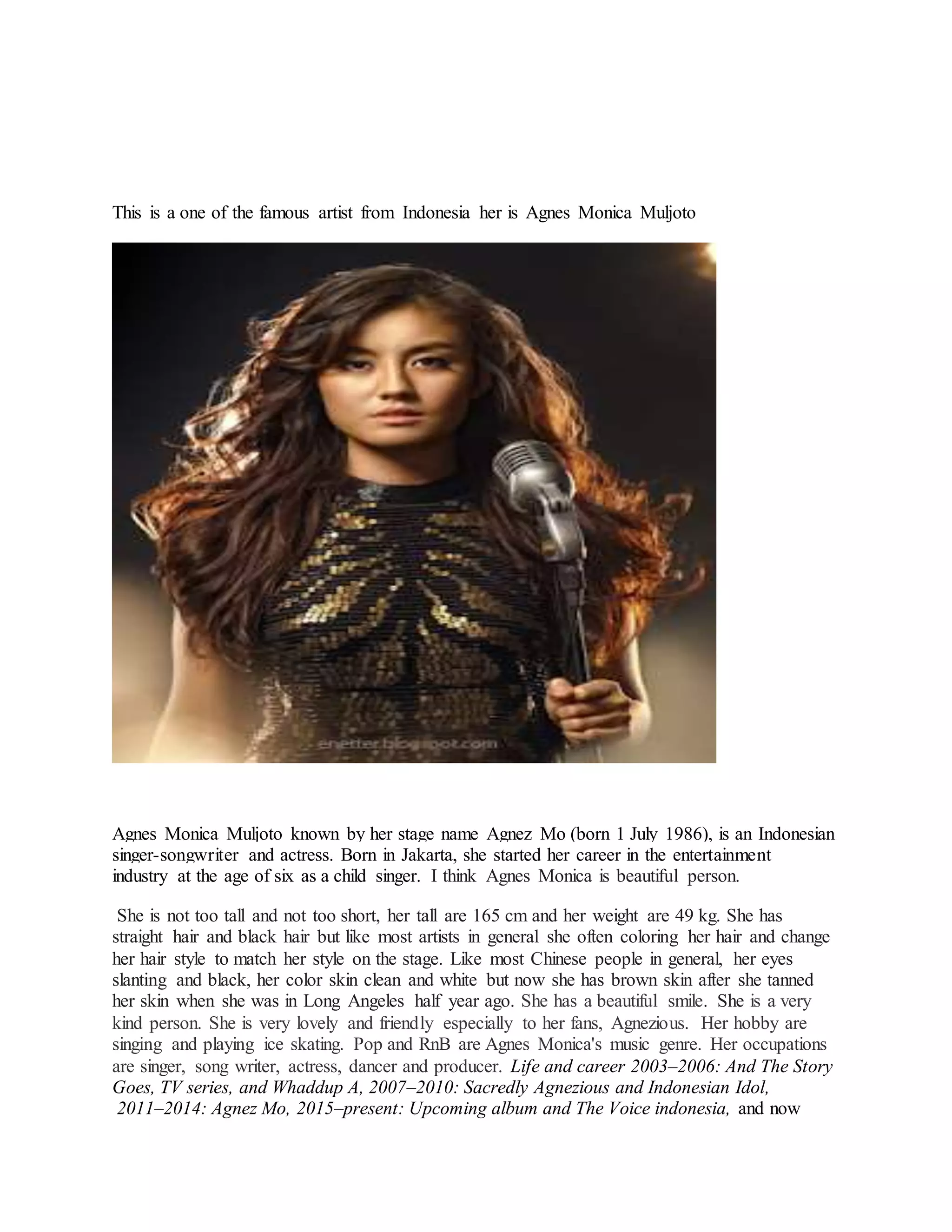 Mendeskripsikan my idol | DOCX