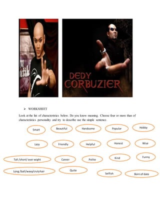 Mendeskripsikan my idol | DOCX