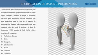 metodología de la investigación, muestreo y recopilación de datos. | PPTX