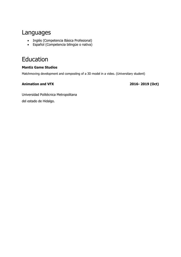 Mendez moises cv | PDF