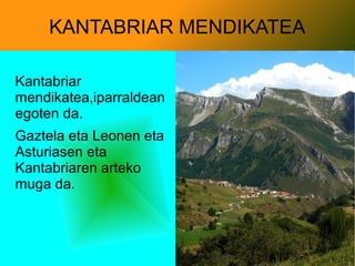 Mendiak eta sakoguneak | ODP