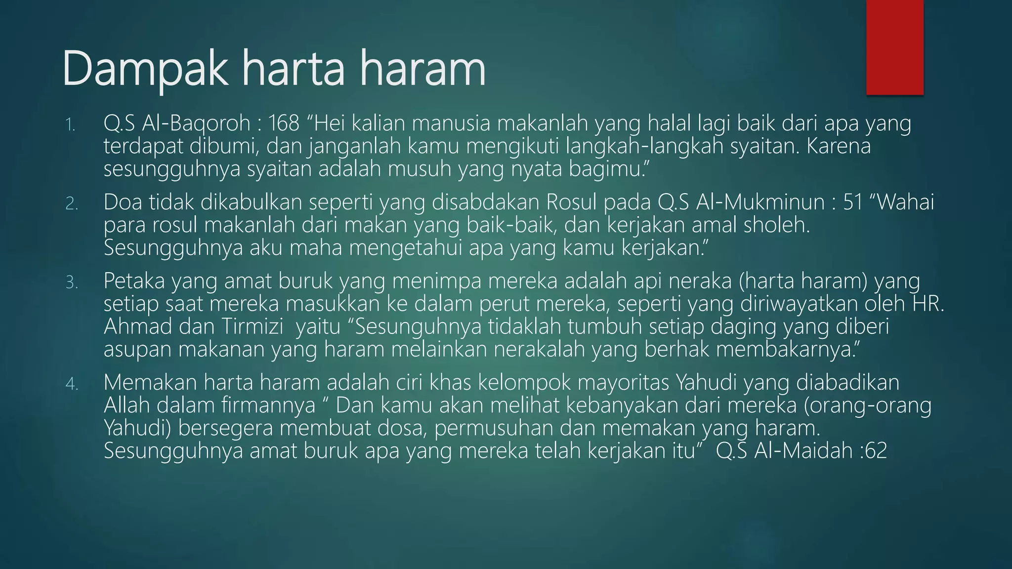 Mendidik anak dengan harta halal 08123305574 | PPT