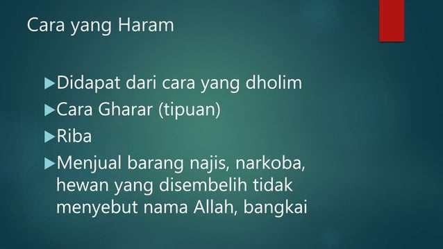 Mendidik anak dengan harta halal 08123305574 | PPT