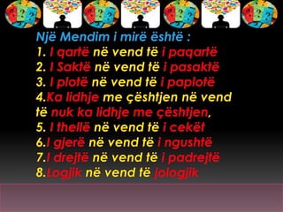 Mendimi kritik | PPTX