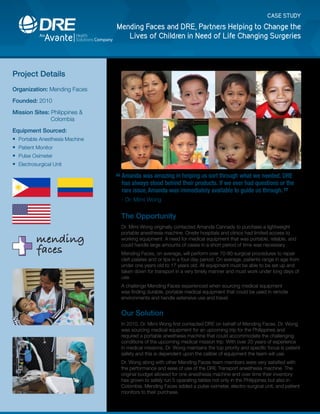 Mending Faces and DRE, Partners Helping to Change the Lives of Children in Need of Life Changing ...